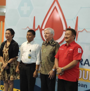 PT. Adhya Tirta Batam (ATB) kembali mengadakan Donor darah di MPP Kota ...